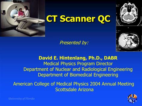 Ppt Ct Scanner Qc Powerpoint Presentation Free Download Id3195921