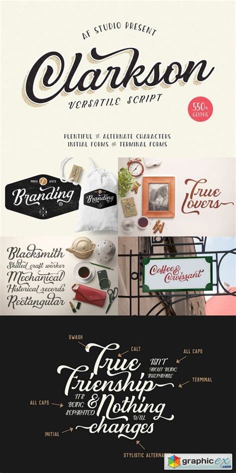 Clarkson Script Free Download Vector Stock Image Photoshop Icon