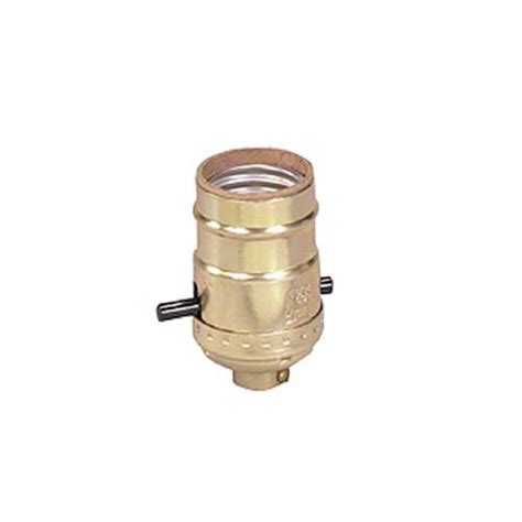 Brass Push Through Light Socket BP940ABD RONA