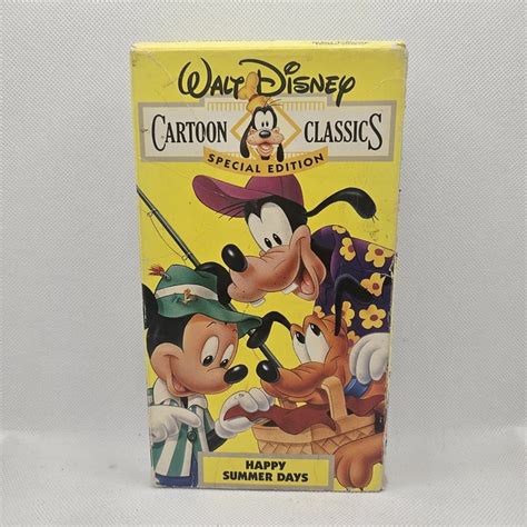 Walt Disney Cartoon Classics Special Edition Happy Summer Days Vhs