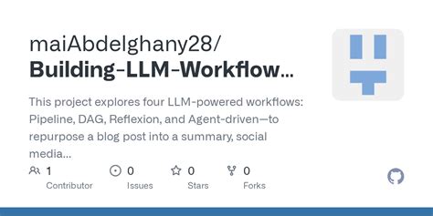 Github Maiabdelghany28building Llm Workflows From Basic To Advanced This Project Explores