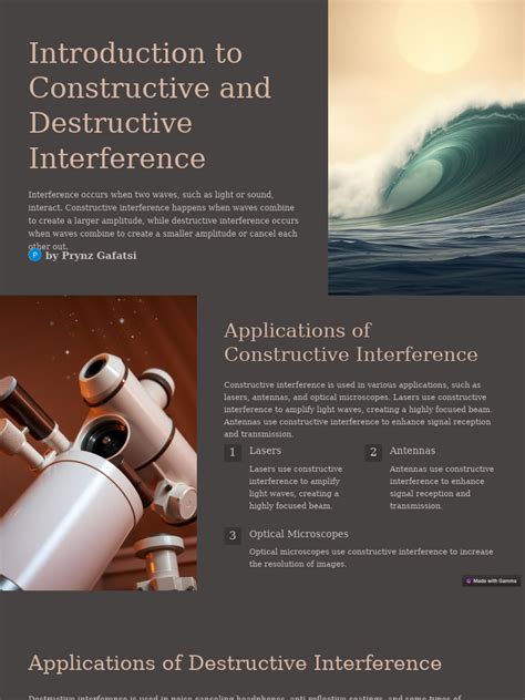 introduction to constructive and destructive interference pdf