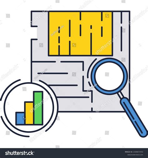 Big Data Analysis Icon Business Technology Stock Vector Royalty Free 2100673753 Shutterstock