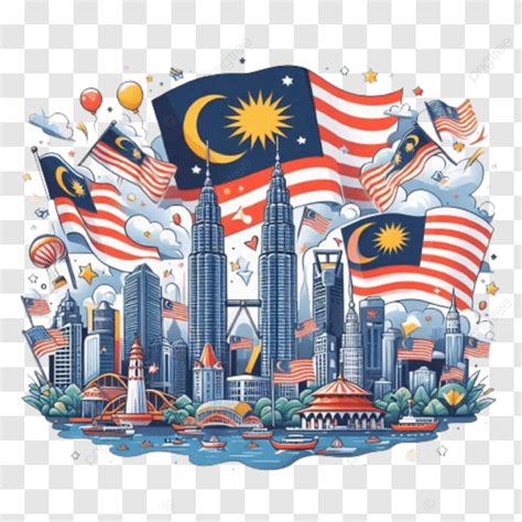 투명한 배경에 말레이시아 국기가 있는 도시 사진 3d 3d 말레이시아 국기가 달린 도시 사진 투명한 배경에 깃발 Png 일러스트 및 이미지 에 대한 무료 다운로드