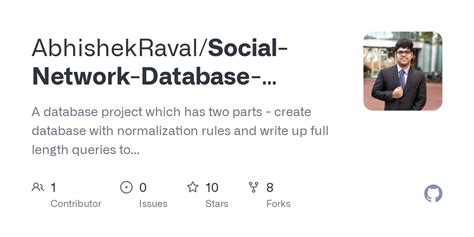 github abhishekraval social network database project a database