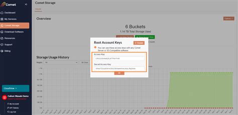 Comet Storage Comet Backup