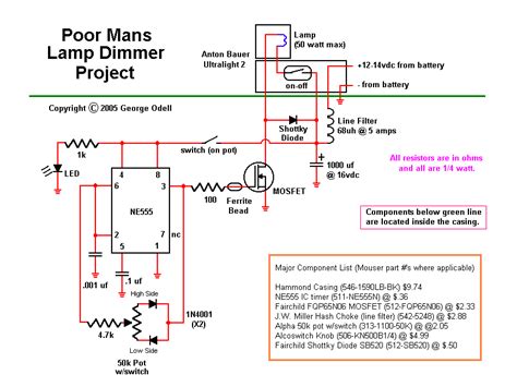 Poor Mans Lamp Dimmer Project