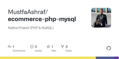 Github Mustfaashrafecommerce Php Mysql Native Project Php And Mysql