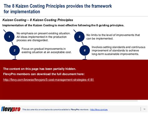 PPT 5 Cost Management Strategies 24 Slide PPT PowerPoint Presentation PPTX FlevyPro