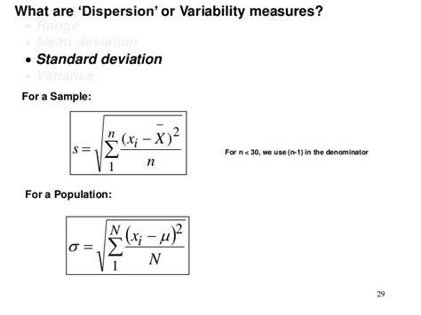 Descriptive Statistics Numerical Description