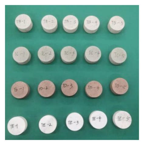 Indoor Experimental Samples A Uniaxial Compression Samples B