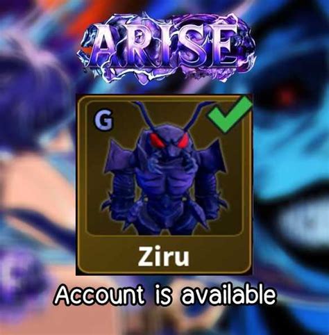 ️arise Crossover ️x1 Ziru G Rank ⭐100k 200k Gems⭐twin Prism Blades⭐