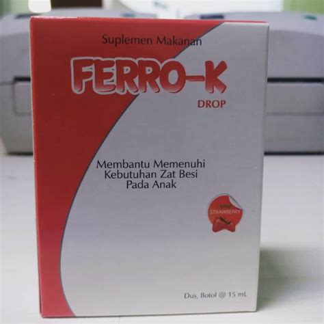 Jual Ferro K Drop 15 Ml Shopee Indonesia