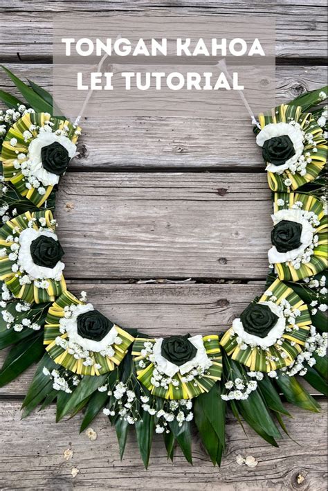 Tongan Lei Tutorial Graduation Leis Diy Flower Lei Diy How To Make Leis