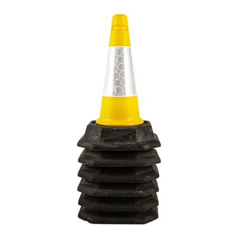 500mm Yellow Traffic Cones Premium Road Cones