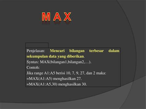 Ppt Fungsi Statistik Dalam Excel Powerpoint Presentation Free