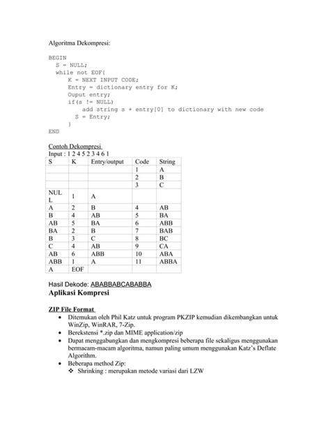 Modul 6 Kompresi Data Dan Teks Doc