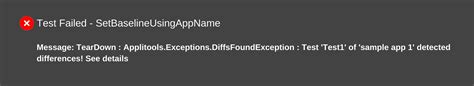 Applitools Baseline Examples