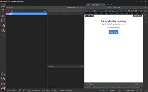 Getting Started With App Flows Front End Components Wappler Community