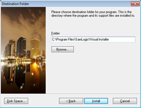 Setup Dialog Box Pictures Samples