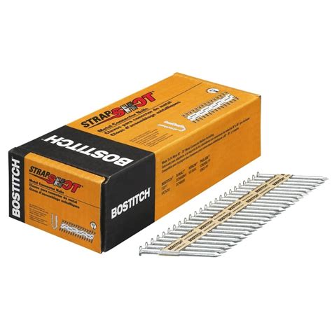 Bostitch Strapshot 2 12 In 10 Ga Paper Strip Galvanized Metal Conne
