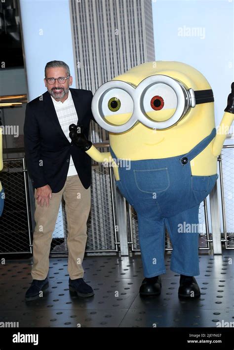 New York Ny Usa 28th June 2022 Steve Carell Bob The Minion