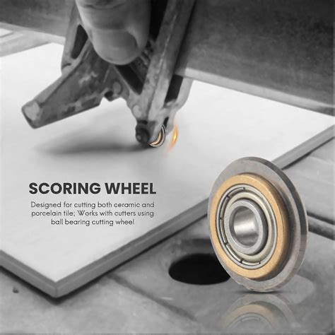 2 Pcs Tile Cutter Tile Cutter Replacement Scoring With And Lock Nut For Manual Tile Cutting