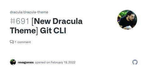 [new dracula theme] git cli · issue 691 · dracula dracula theme · github