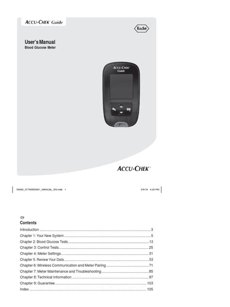 Accu Chek Guide Pdf Hypoglycemia Medicine