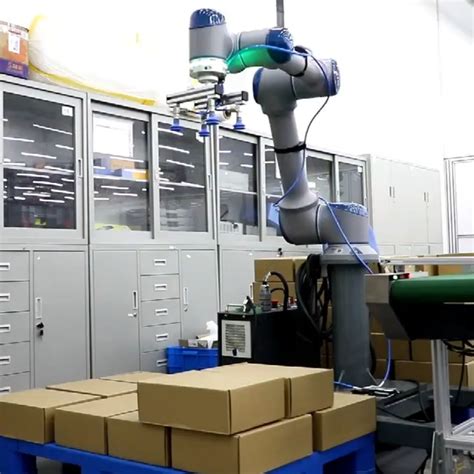 Small Robot Cobot Palletizing Systems Cobot Applications And Cobot Packaging