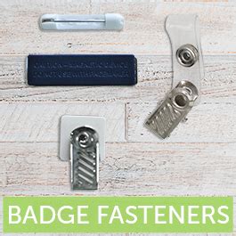 Custom Name Badge Accessories Backings HC Brands