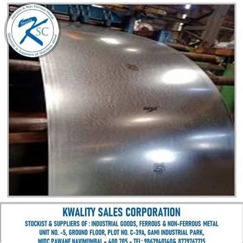 Jsw Gi Sheet Thickness 1 Mm Is 277 At ₹ 61 Kg In Navi Mumbai Id