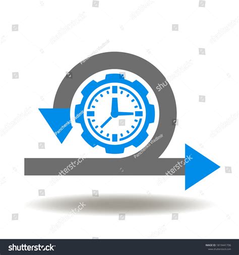 Agile Development Methodology Conceptual Logo Cycle เวกเตอร์สต็อก