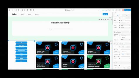 TUTORIAL Change Section Page Or Project Background Color Tutorials WeWeb Community