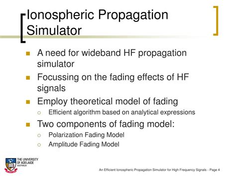 Ppt Efficient Hf Signal Propagation Simulator And Radar Experiment