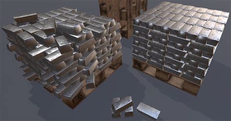 Rmh Iron Bars And Pallet 3d Props Unity Asset Store