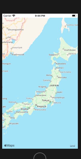 【swift】iosアプリで地図を表示させるmapkitの使い方ご紹介。