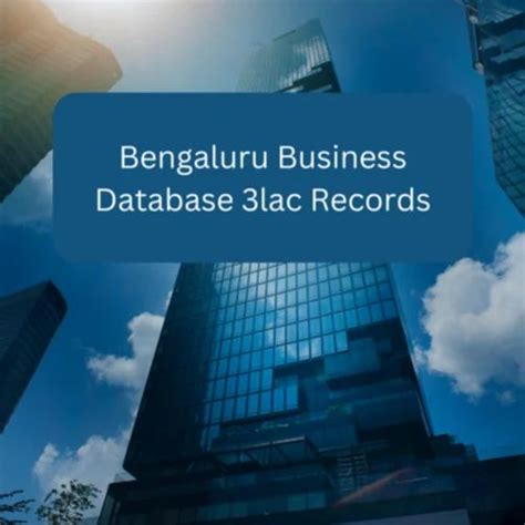 bengaluru business database service in new delhi id 2849822522862