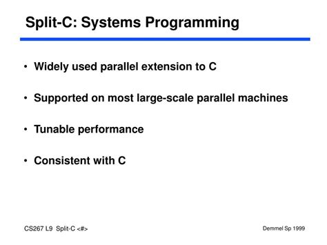 Ppt Split C And Titanium Global Address Space Programming Powerpoint