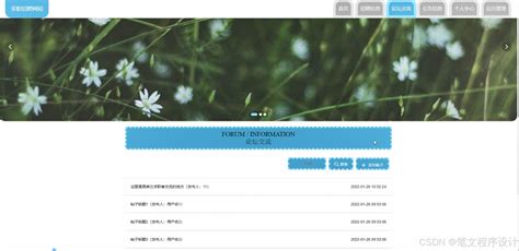Java计算机毕业设计求职招聘网站（开题程序论文） Csdn博客