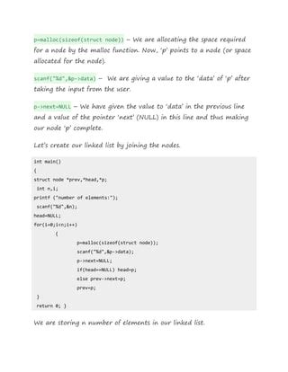 Linked List PDF