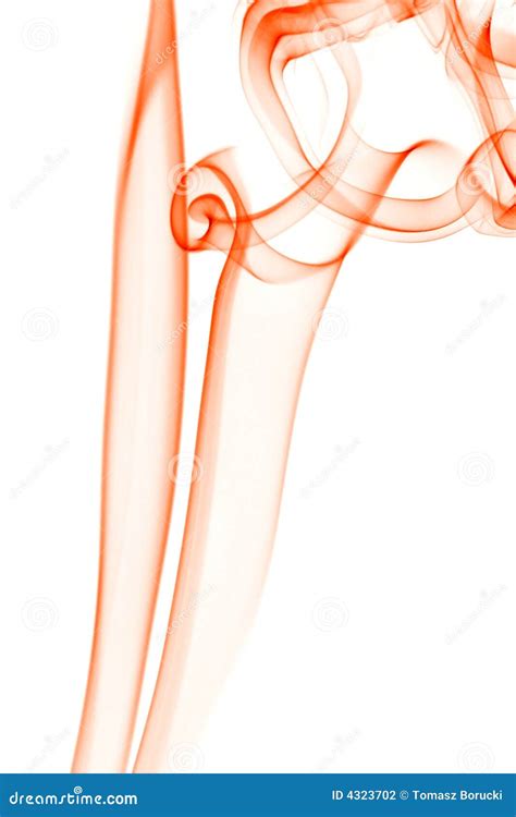 Abstrack Background With Orange Smoke Stock Illustration Illustration