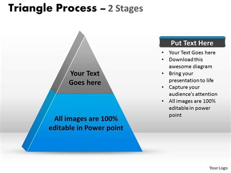 Staged Triangle Process PowerPoint Slide Clipart Example Of Great PPT Presentations PPT