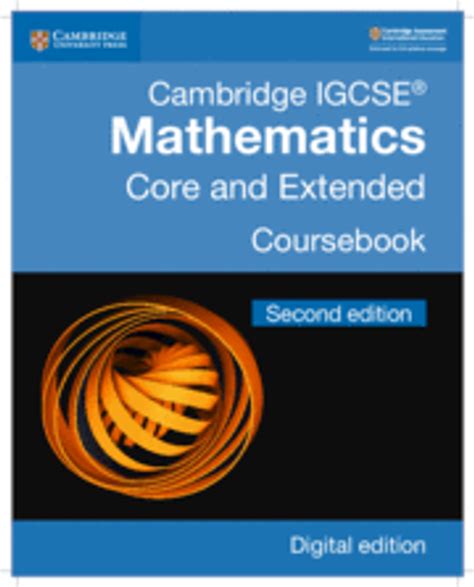 Cambridge Igcse® Mathematics Core And Extended Coursebook Digital Edition Welcome To Dc Books