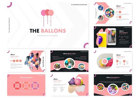 The Ballons Google Slides Template MasterBundles