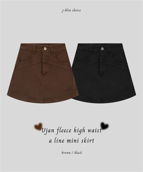 깔끔핏🤎핏보장 우잔 기모 하이웨스트 A라인 미니 스커트 겨울스커트겨울미니스커트미니숏h라인a라인하이웨스트기모속바지안감치마바지스커트팬츠스웨이드스커트