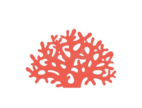 Coral Logo Isolated Coral On White Background Stock Vector Illustration Of Beauty Australia