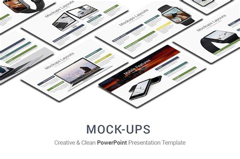 Mock Ups PowerPoint Template Presentation Templates Powerpoint Templates Powerpoint