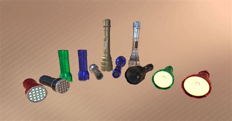 Flashlight Set 3d Props Unity Asset Store
