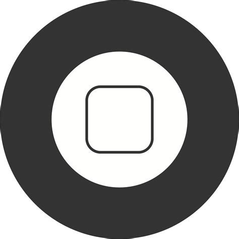 Stop Button Vector Icon 19597027 Vector Art At Vecteezy